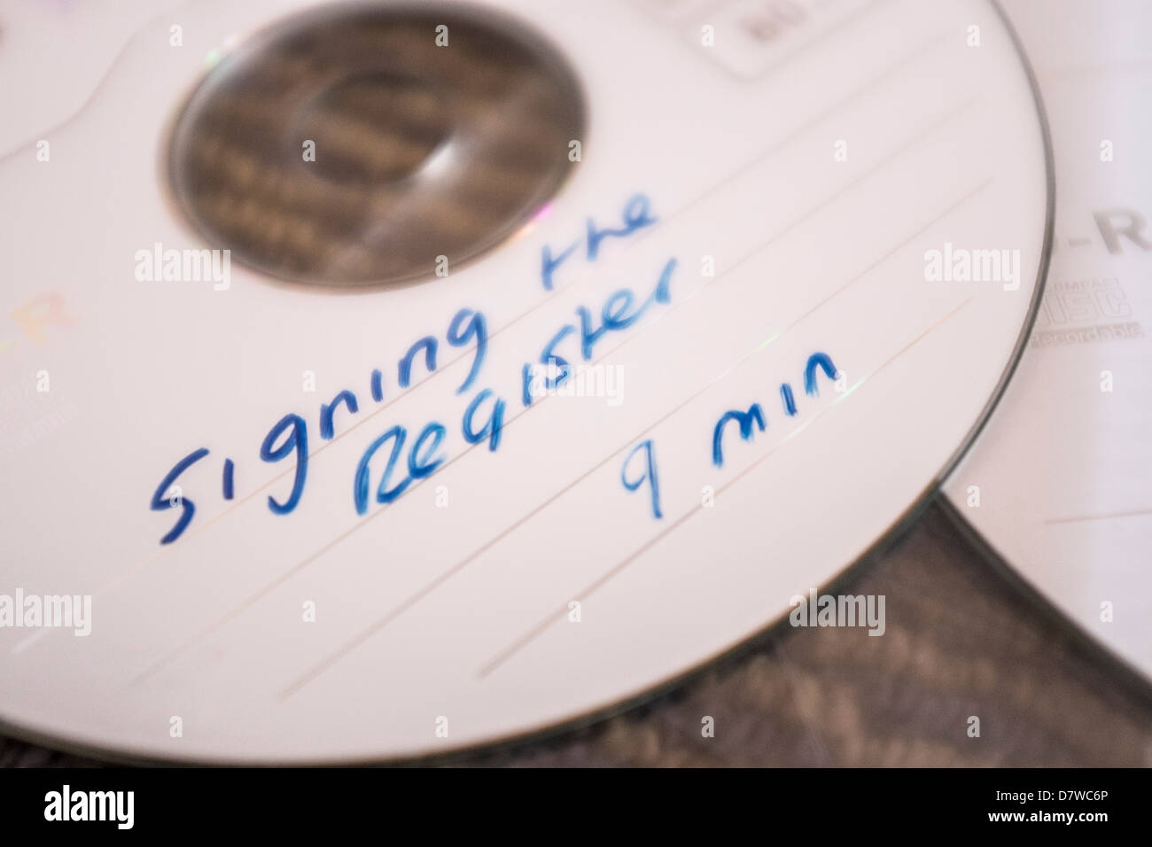 Signing cd hi-res stock photography and images - Alamy