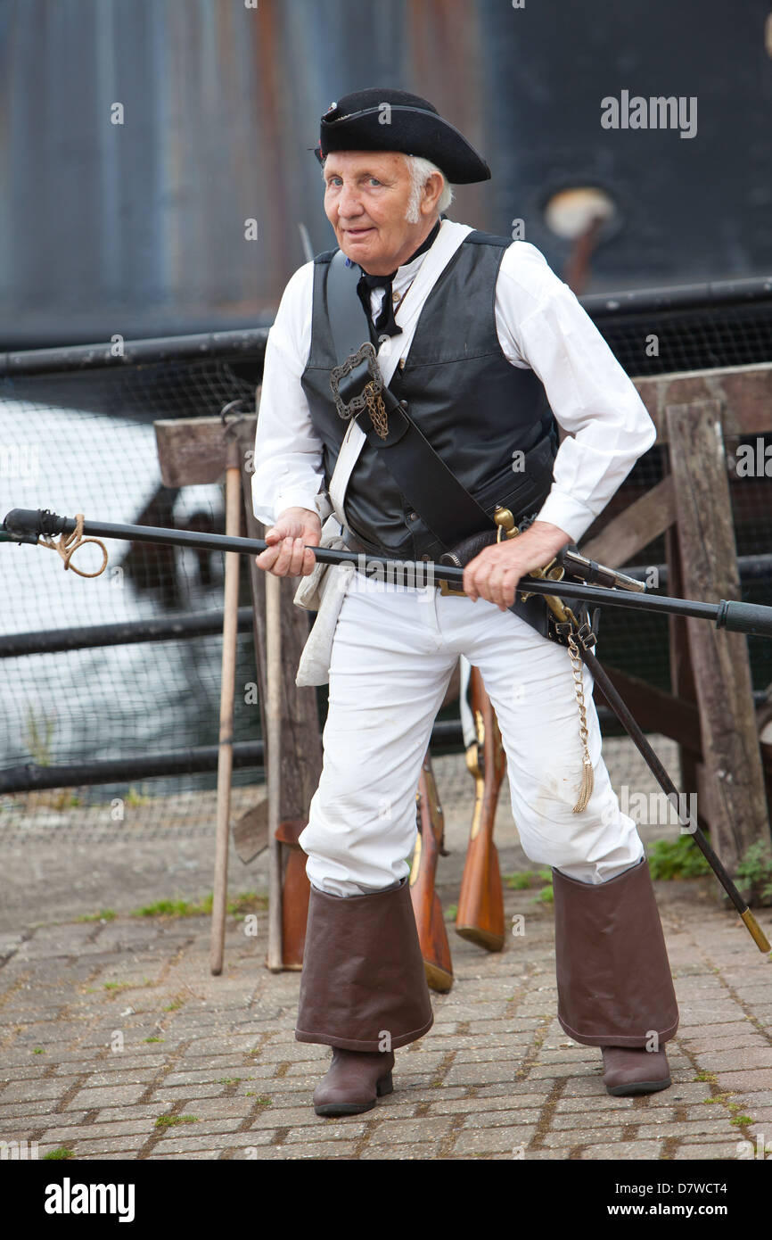 A demonstration of musketry and artillery at the Hartlepool Maritime ...