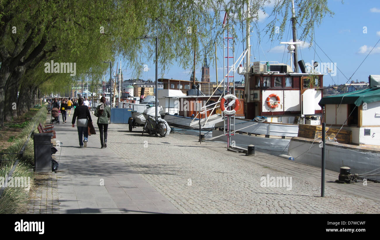 spring in Stockholm city centre sweden Stock Photo - Alamy