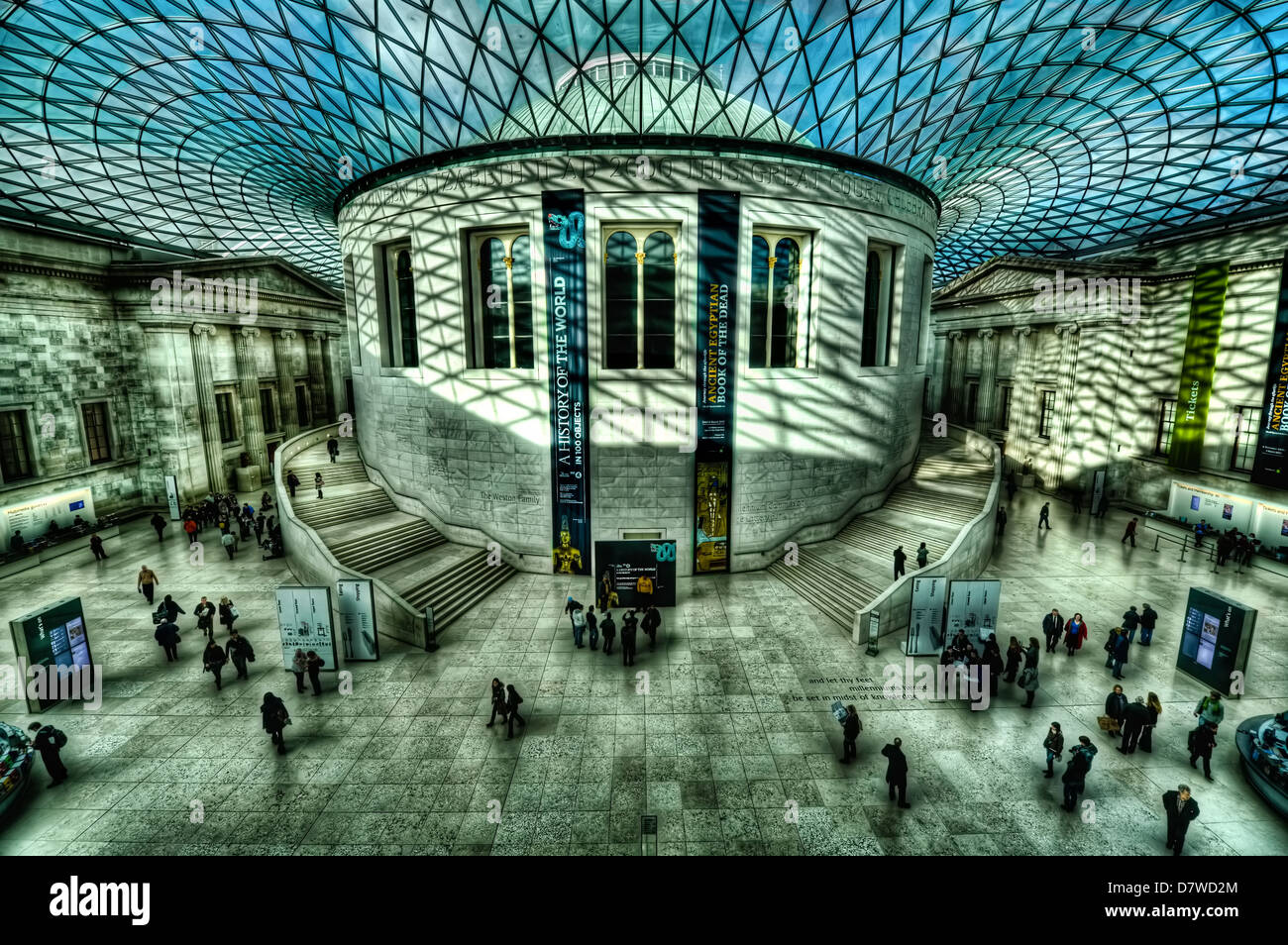 The atrium space at the British Museum, London Stock Photo - Alamy