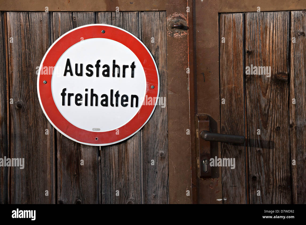Ausfahrt sign hi-res stock photography and images - Alamy