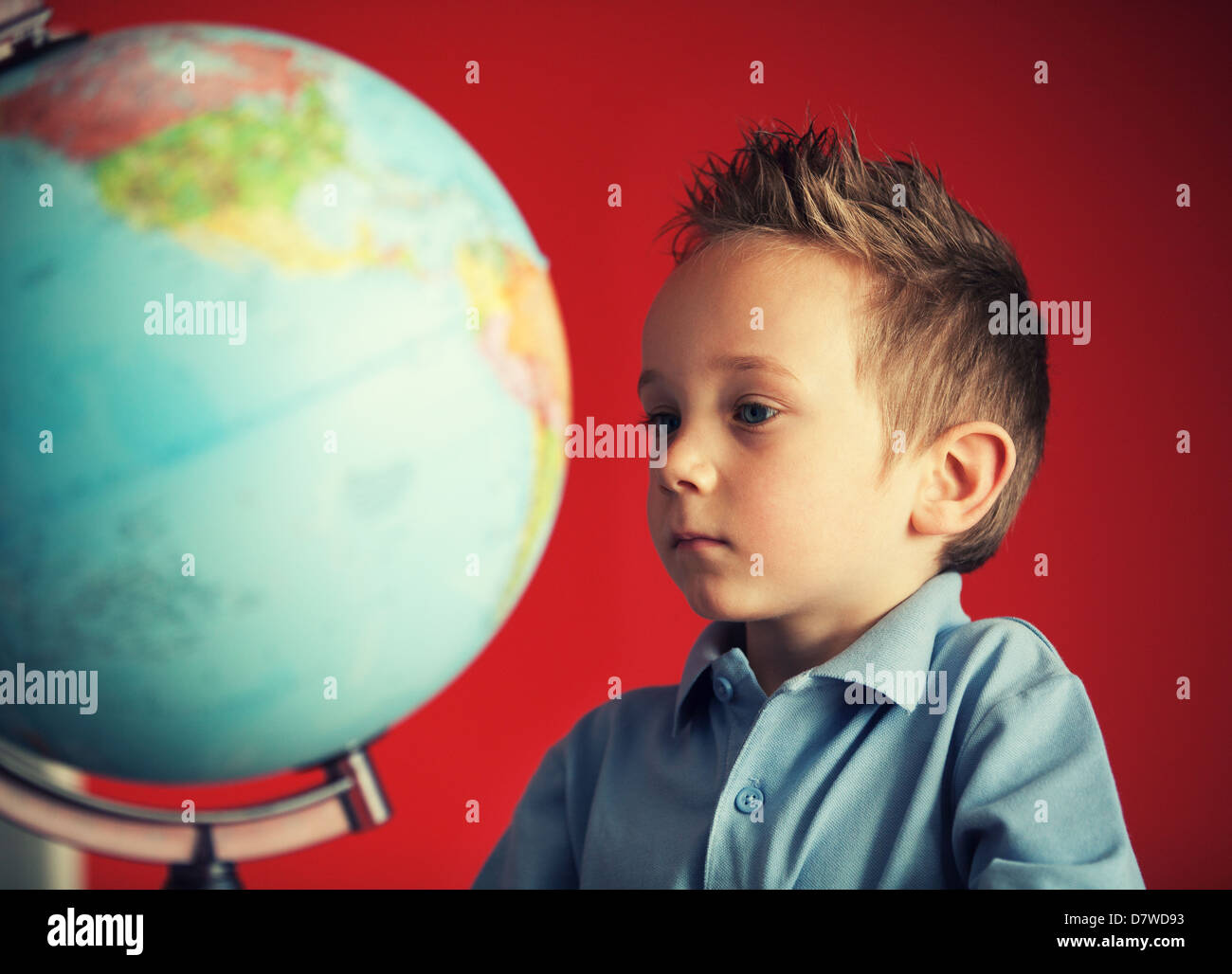 Boy looking school hi-res stock photography and images - Alamy