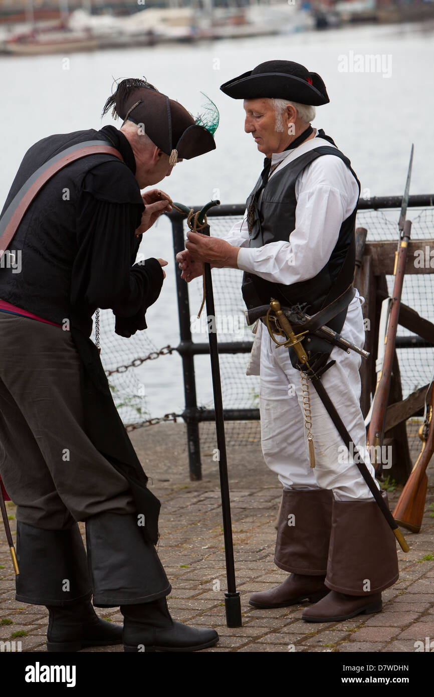 A demonstration of musketry and artillery at the Hartlepool Maritime ...