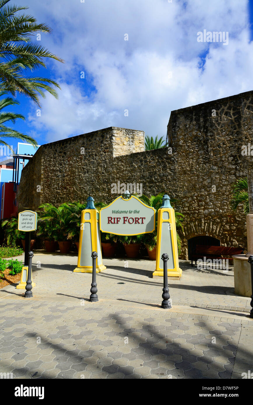 Rif Fort Willemstad Curacao Curaҫao Dutch Caribbean Island Netherlands ...