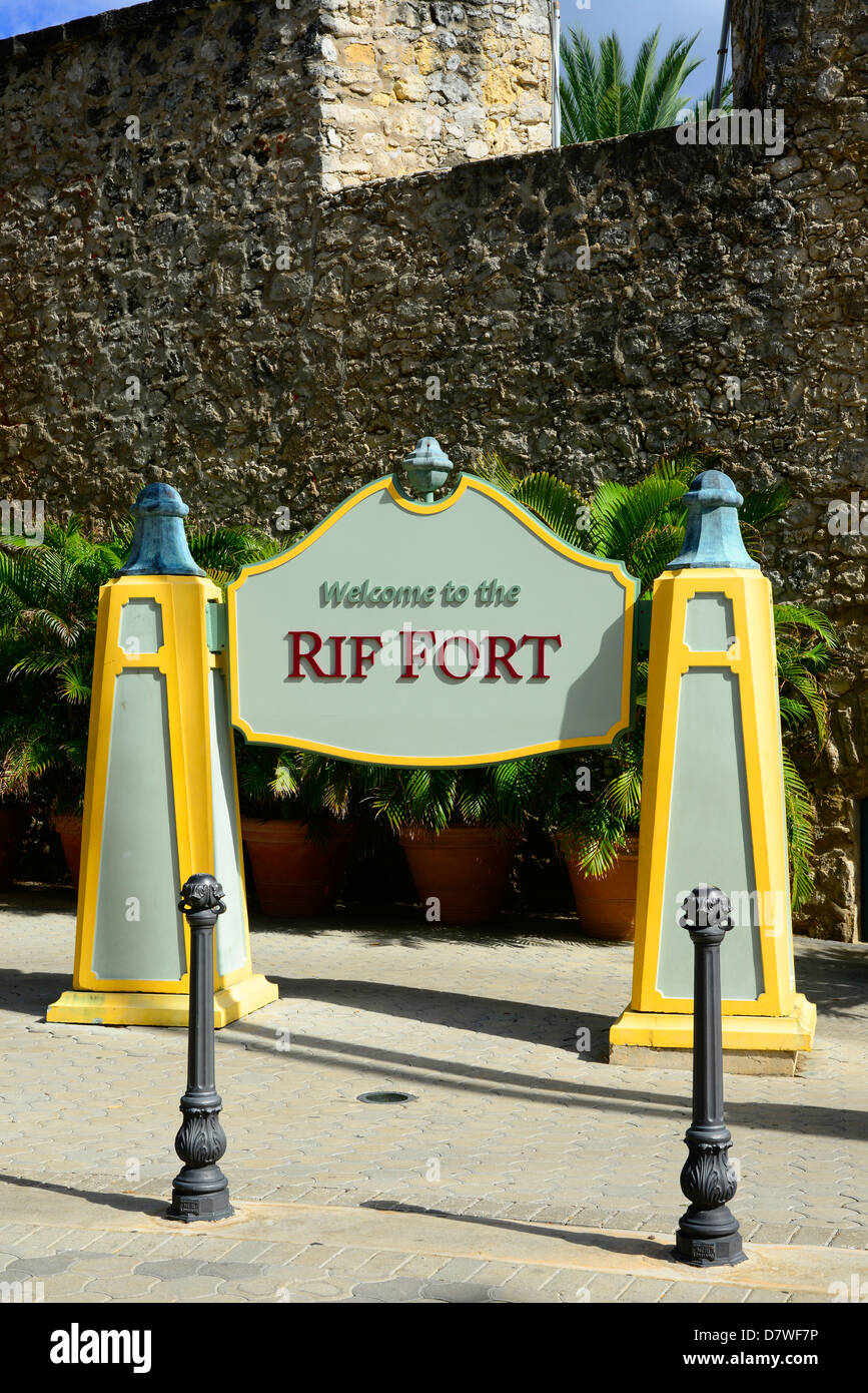 Rif Fort Willemstad Curacao Curaҫao Dutch Caribbean Island Netherlands ...