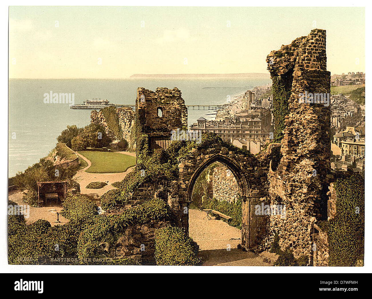 This image, from the Library of Congress, features Hastings Castle in ...