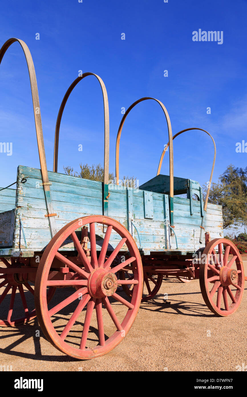 Wagon in Yuma Quartermaster Depot State Historic Park,Yuma,Arizona,USA ...