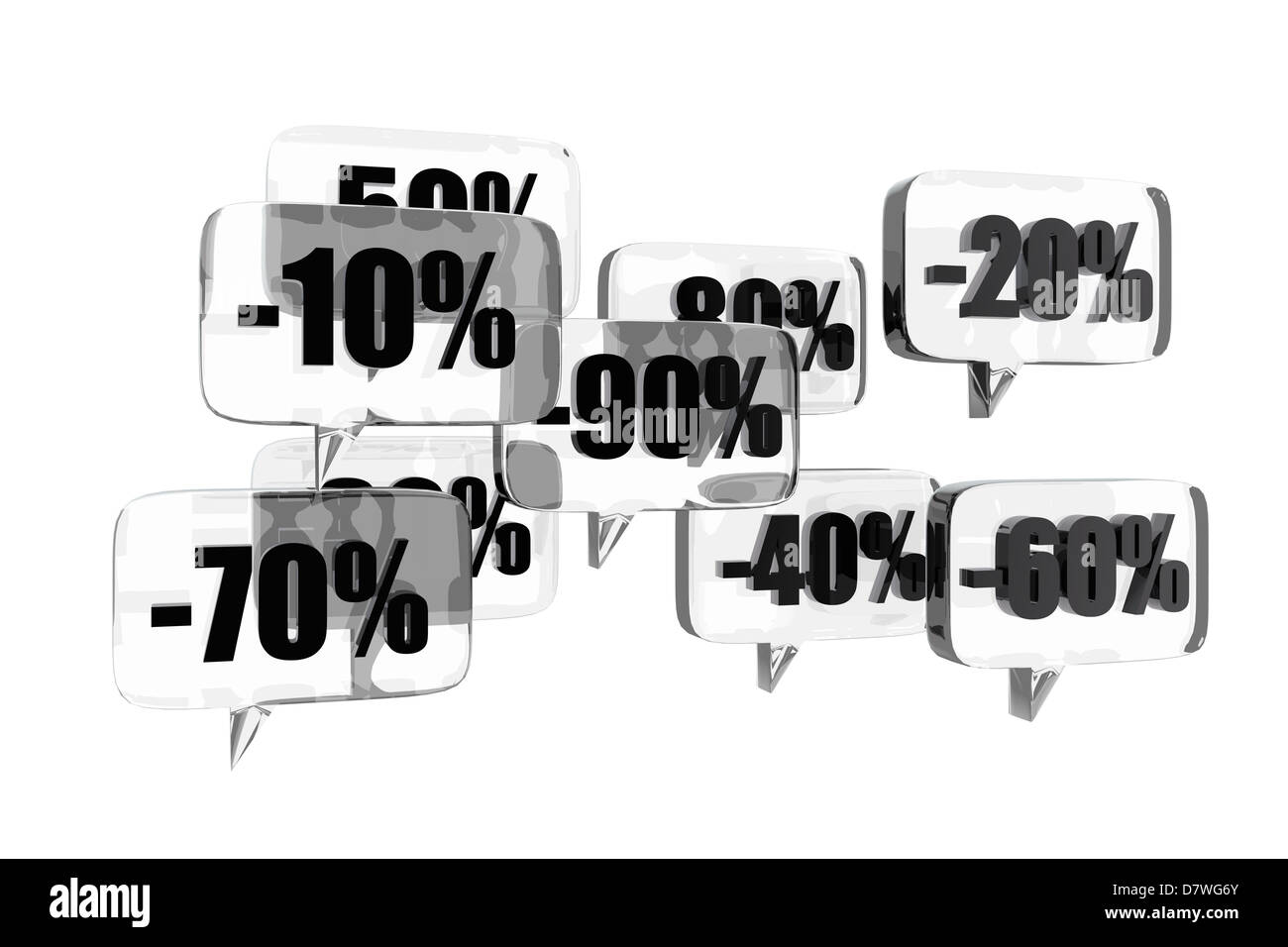 Transparent discount symbols Stock Photo - Alamy