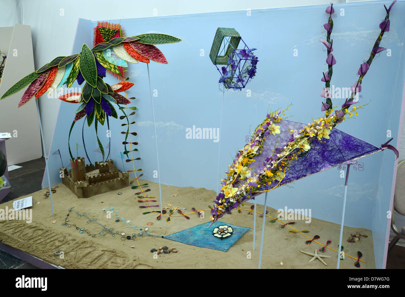 Kite Themed Floral Art Display at the Harrogate Spring Flower Show ...