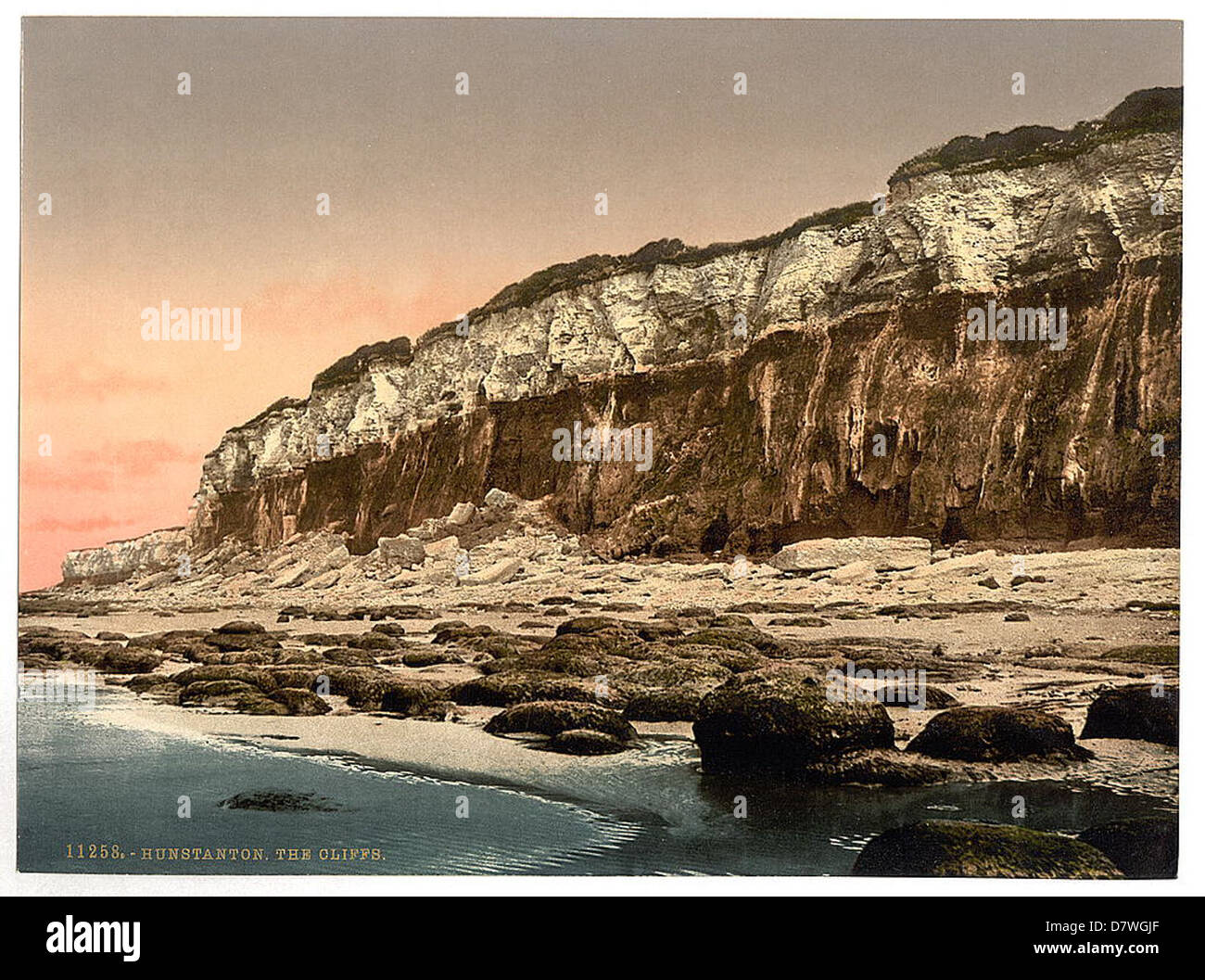 This photograph from the Library of Congress captures the rugged cliffs ...