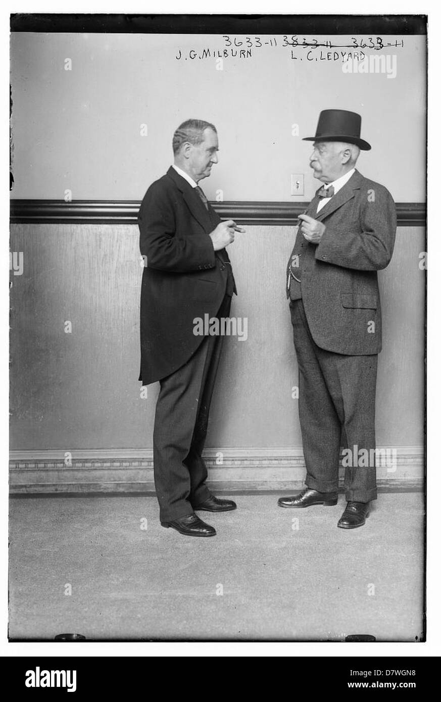 This image from the Library of Congress features J.G. Milburn and L.C ...