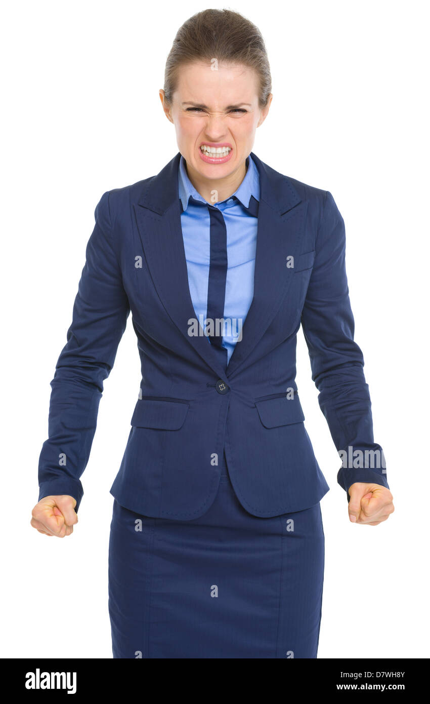 White collar worker angry hi-res stock photography and images - Alamy