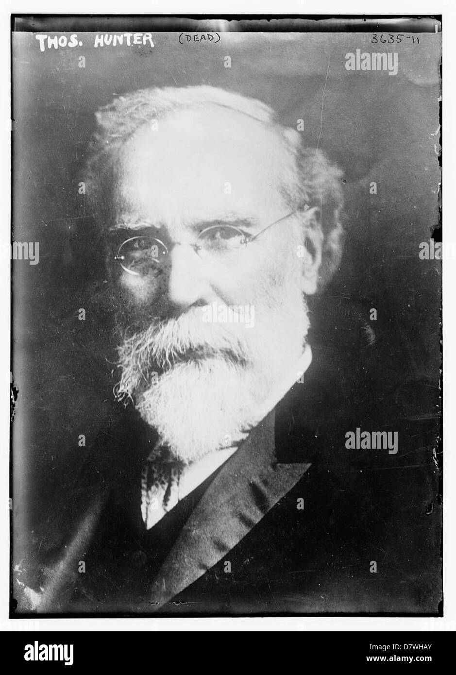 This photograph from the Library of Congress features Thomas Hunter, a ...