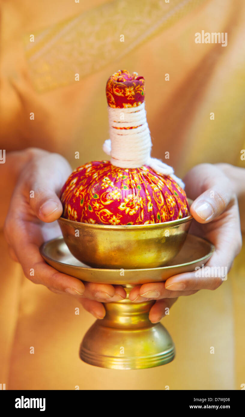 Thai Herbal Compress Massage Stock Photos & Thai Herbal Compress ...