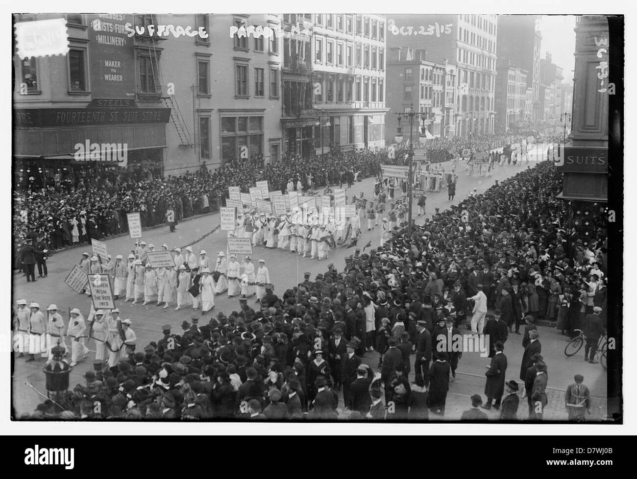 The Suffrage Parade in New York on October 15 highlights the women's ...