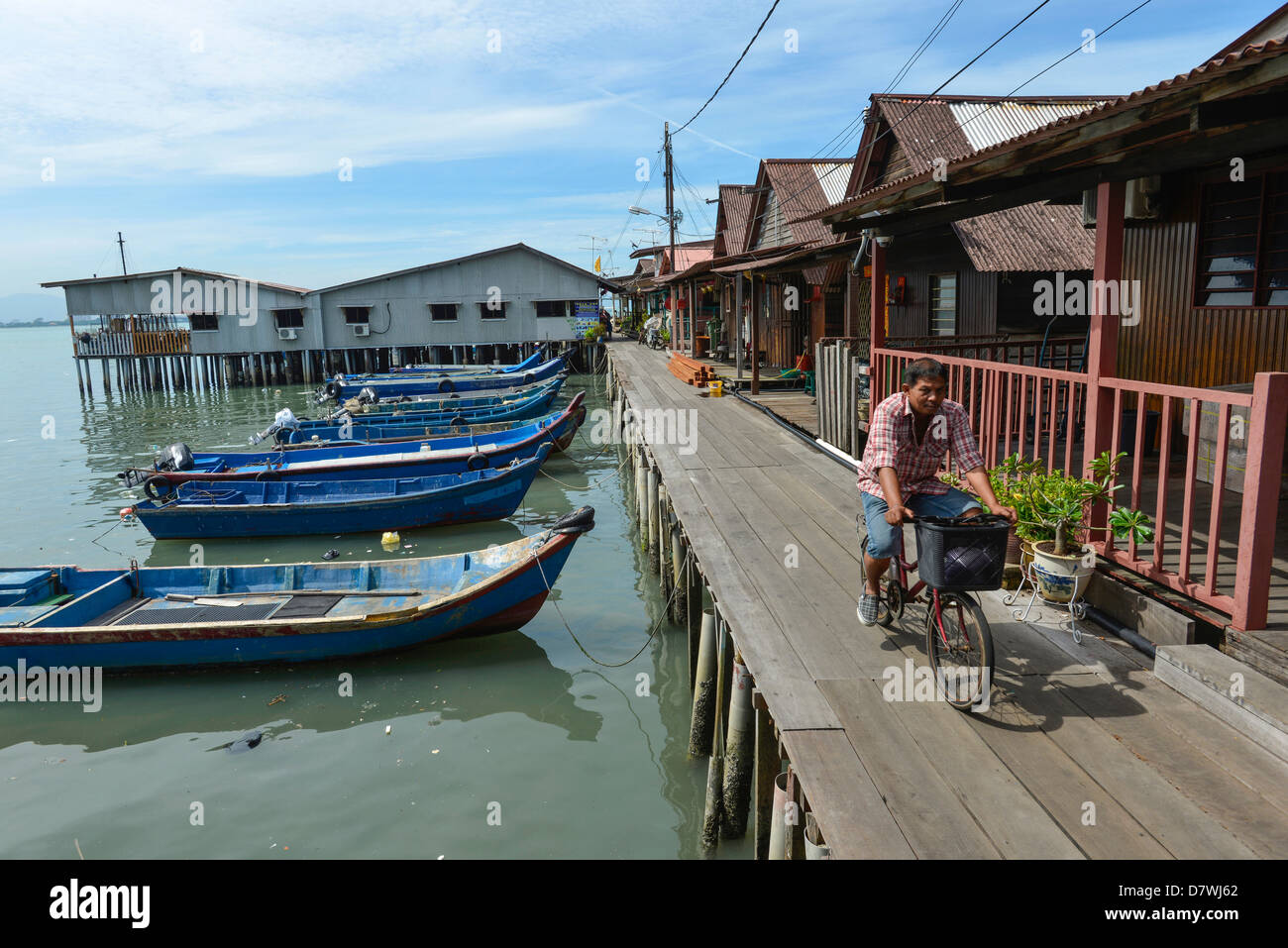 Asia Malaysia Penang Georgetown Chew Jetty Chinese clans of Weld Quay ...