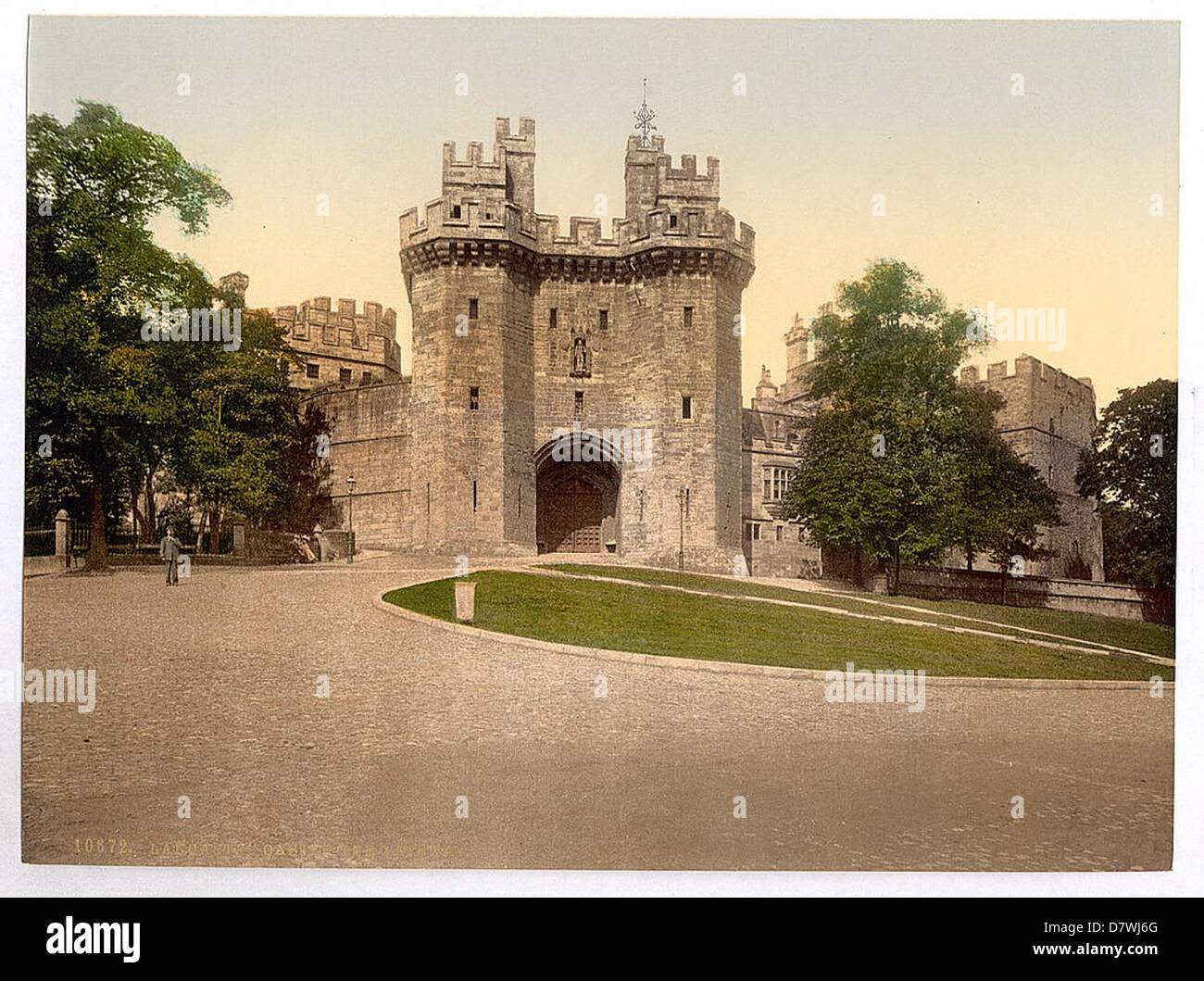 This image from the Library of Congress shows the gateway of Lancaster ...