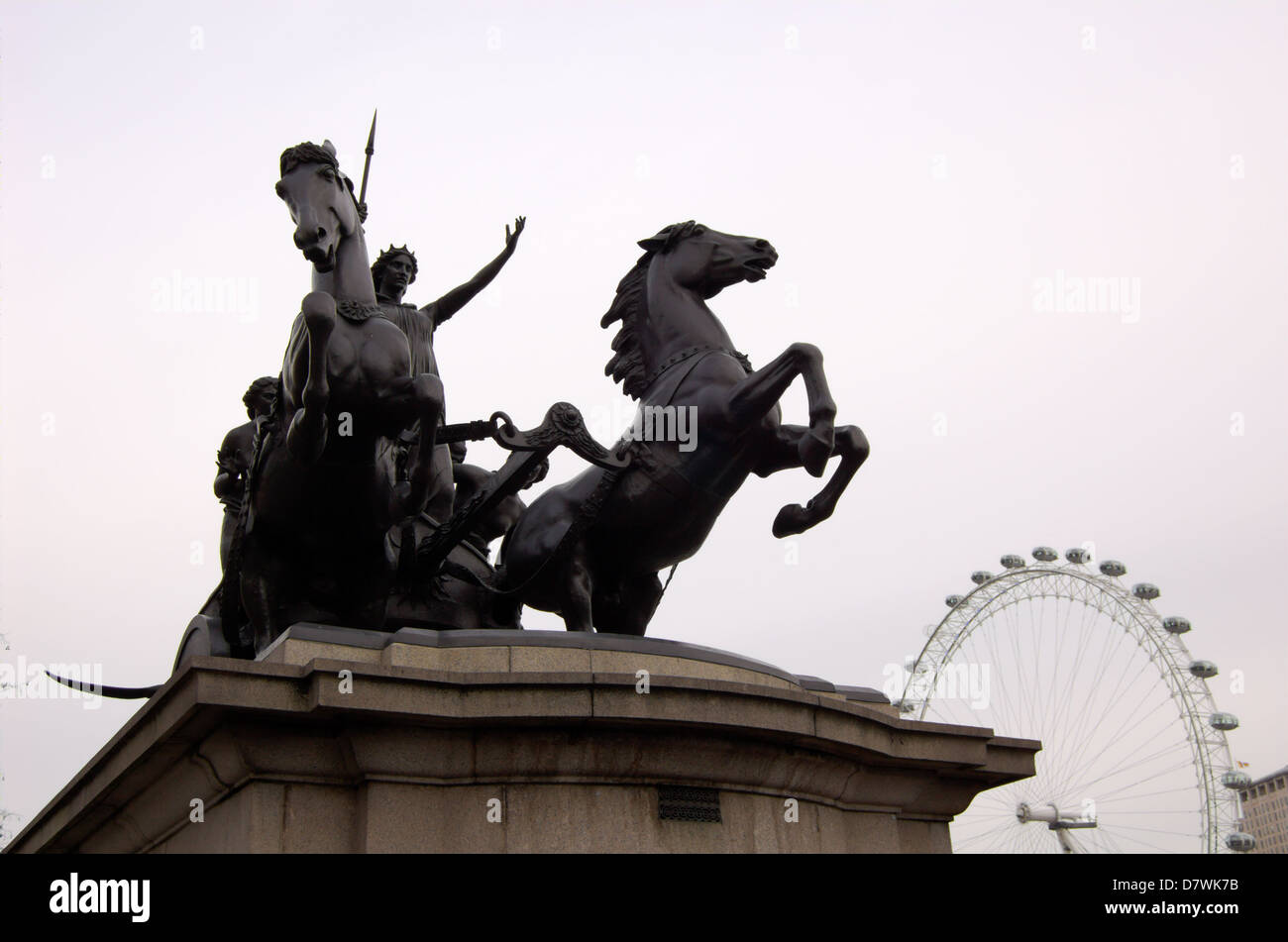 Statue of Boudicca in London, England Stock Photo - Alamy