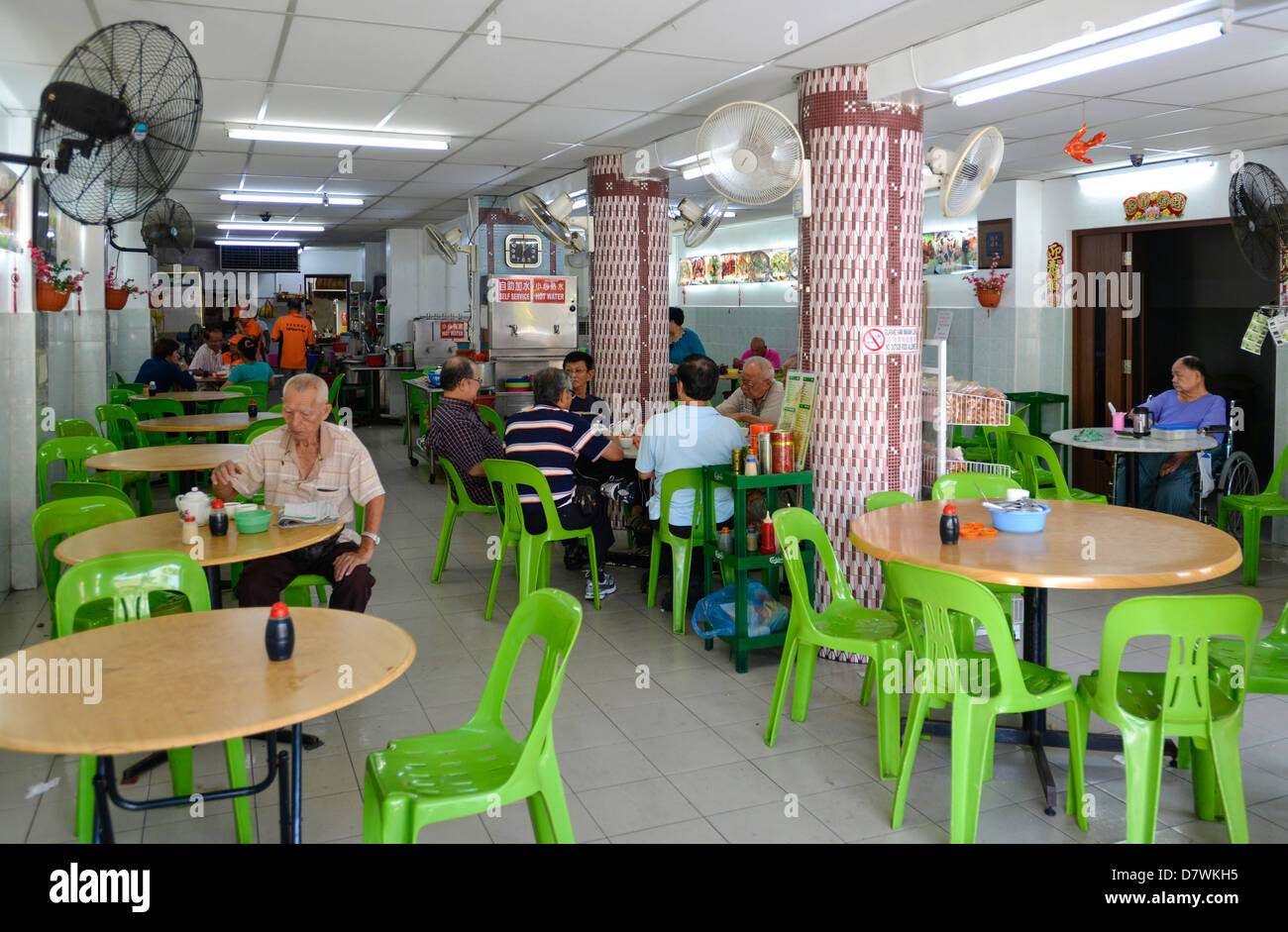 Asia Malaysia Penang Chinatown Small eateries Stock Photo - Alamy