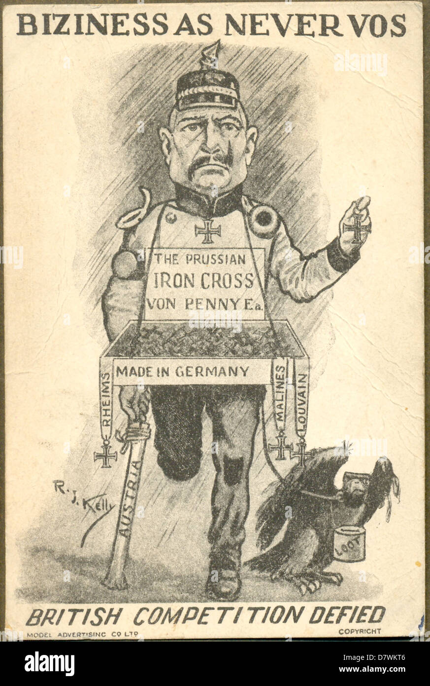 Kaiser Wilhelm Cartoon