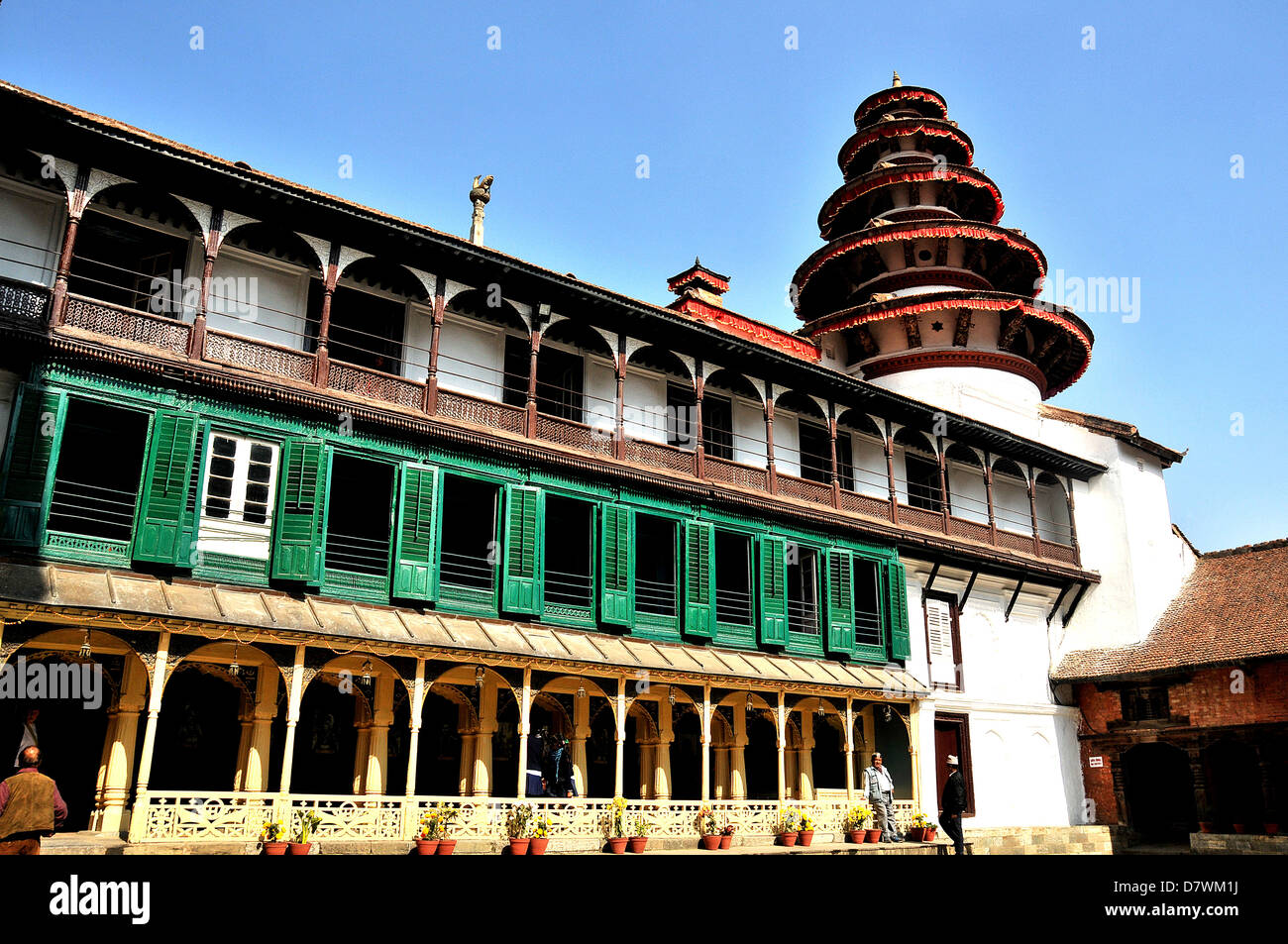 Hanuman Dhoka, former Royal Palace, Durbar square, Kathmandu, Nepal ...