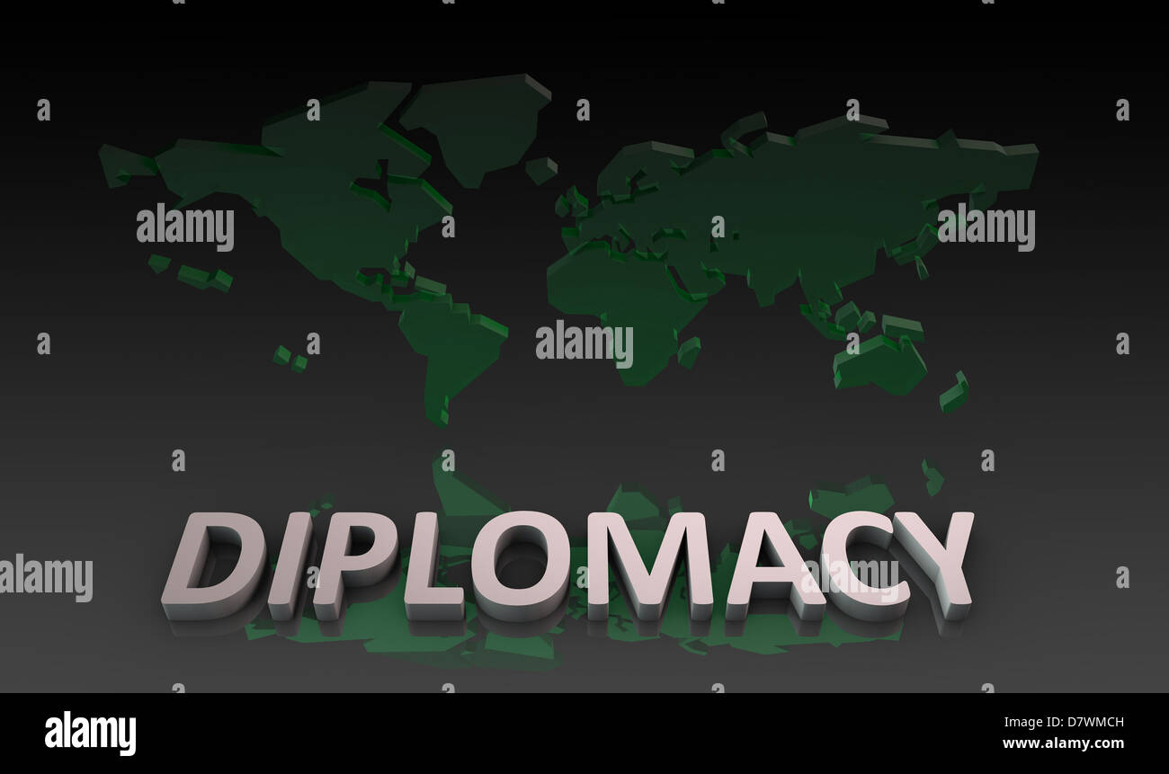 Diplomatic Relations Around the World in 3d Stock Photo - Alamy