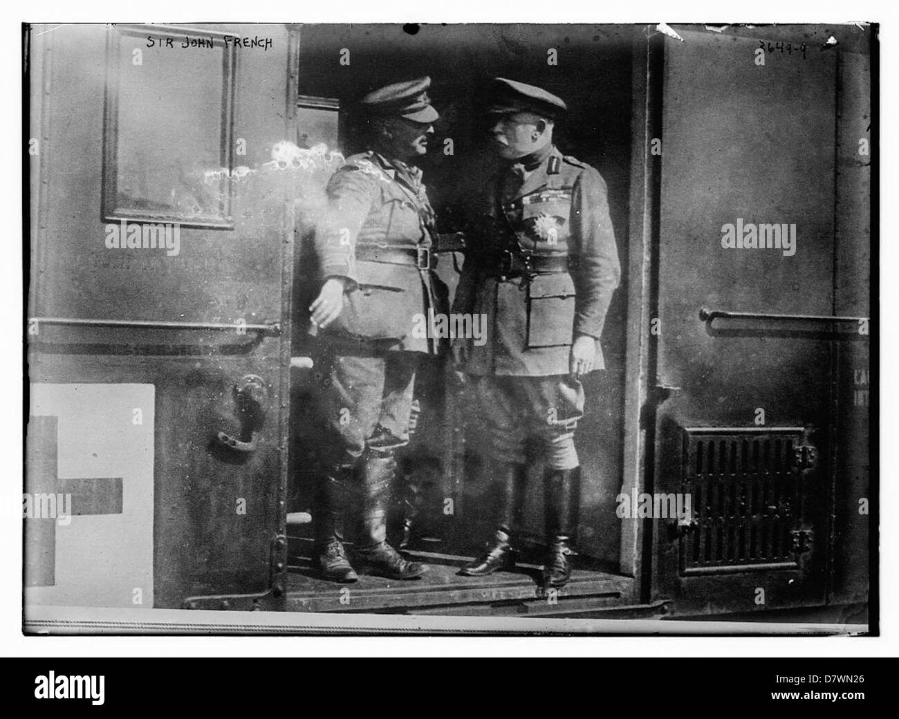 This photograph of Sir John French, a prominent British military figure ...