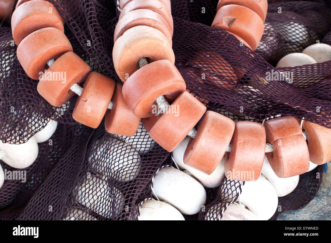Old trawler nets hi-res stock photography and images - Alamy