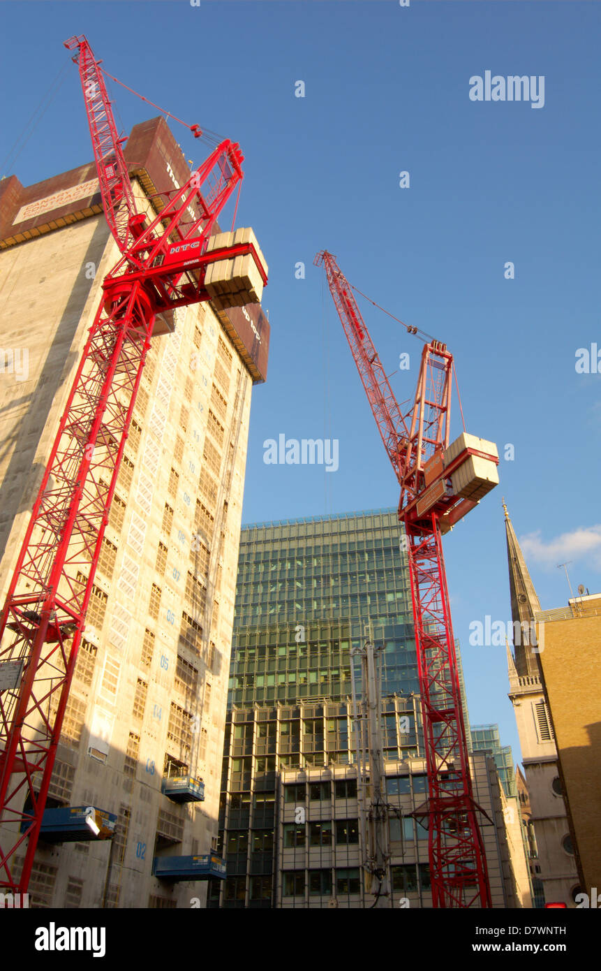 Construction site in the City of London, England Stock Photo - Alamy