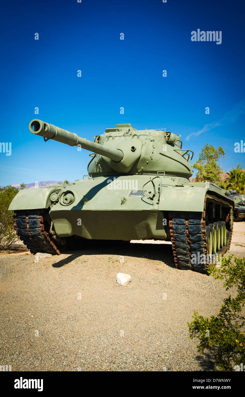 WWII Army tank at the General Patton Memorial Museum, Indio, California ...