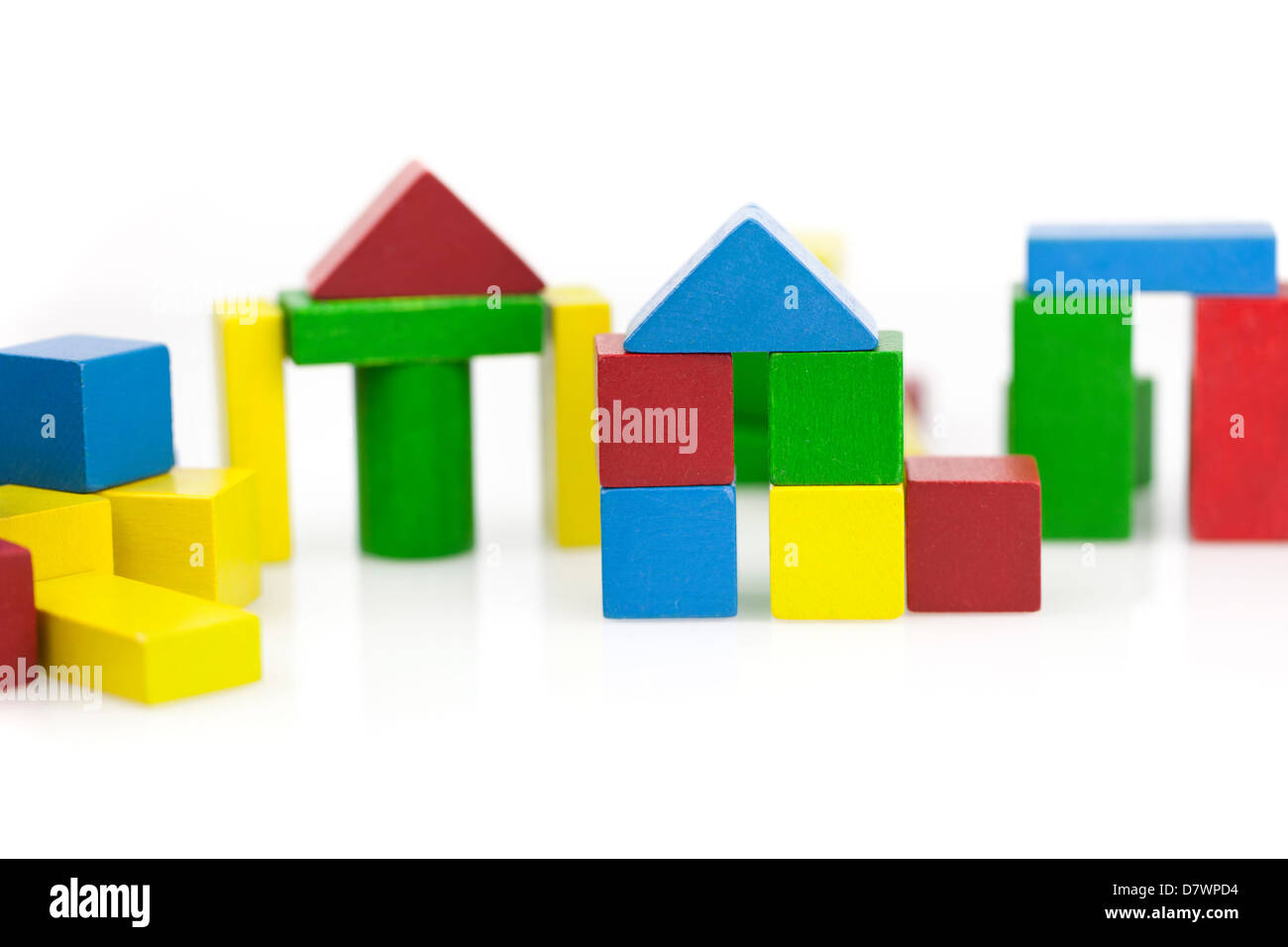 Rectangle blocks wooden tower hi-res stock photography and images - Alamy