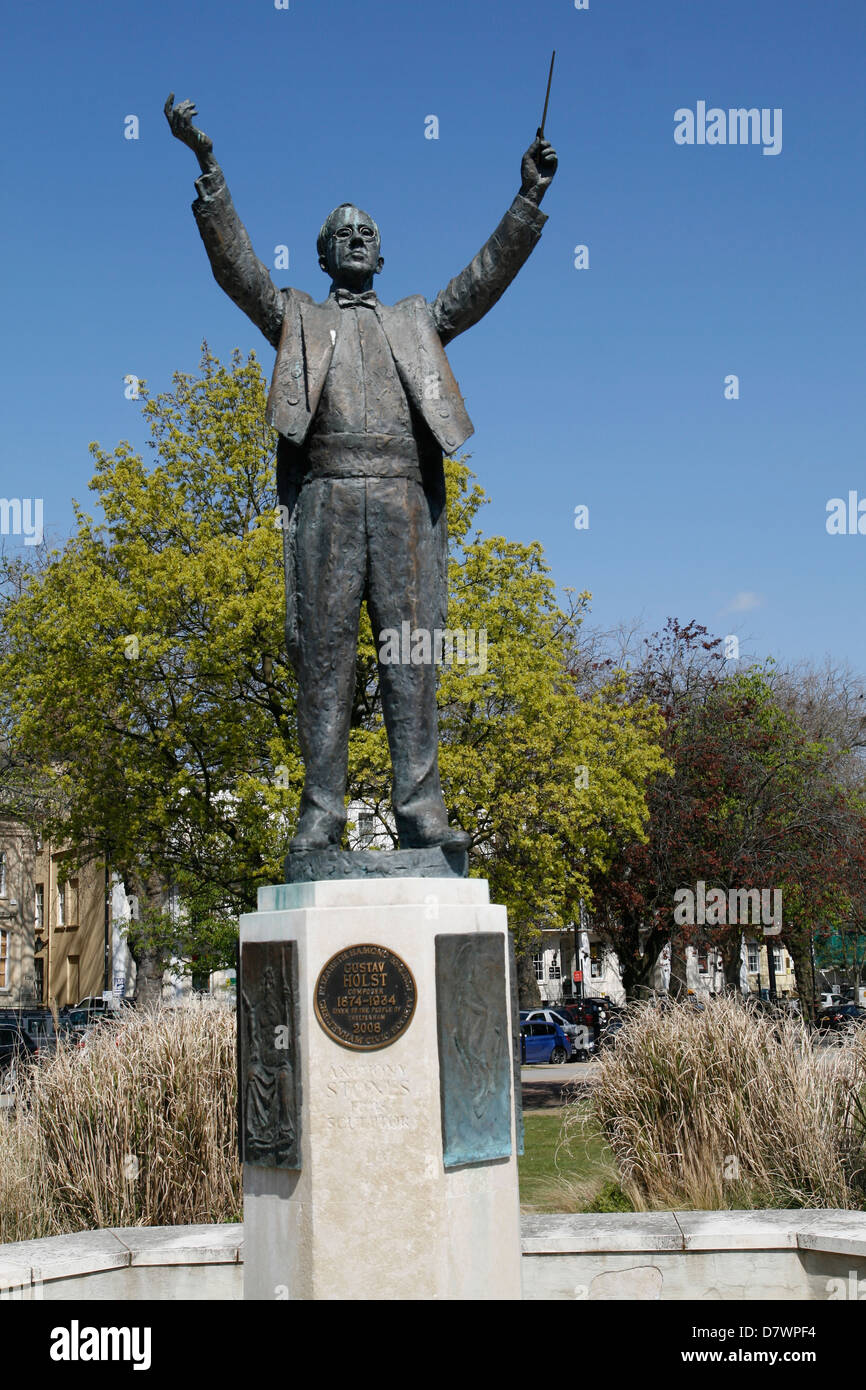 Gustav Holst memorial statue Imperial Gardens Cheltenham ...