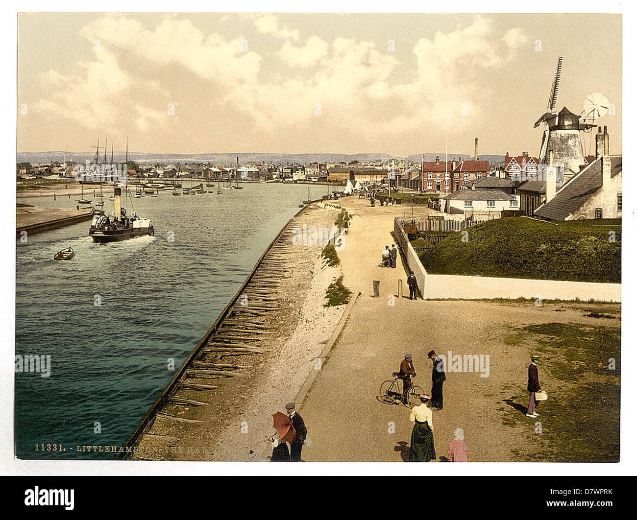 This photograph from the Library of Congress depicts the harbor at ...