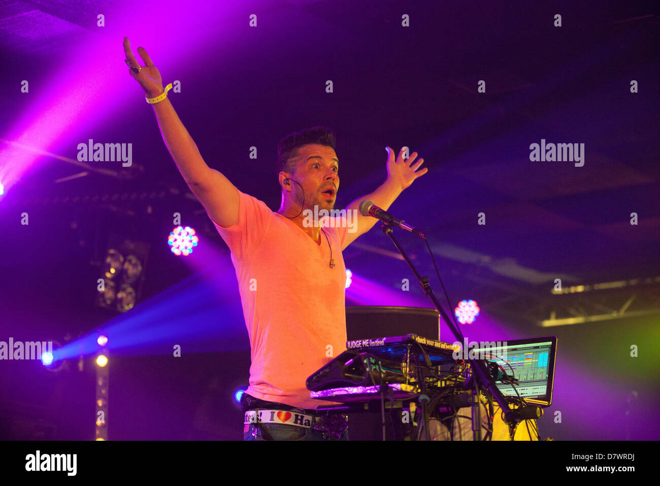 Doseone, (rapper, producer, poet and artist) performing at All Tomorrow ...