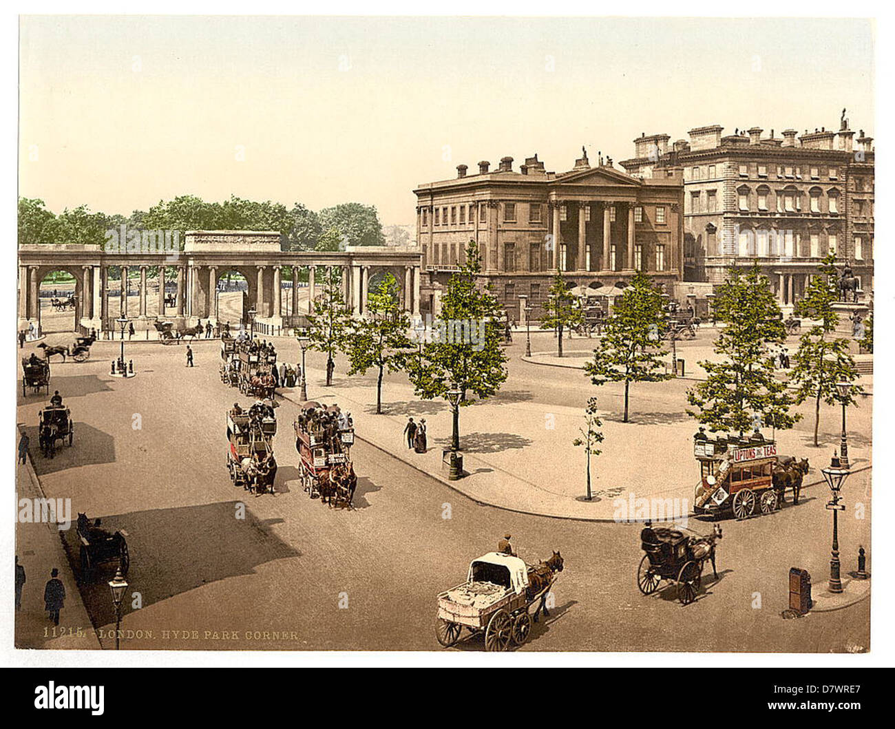 This image from the Library of Congress depicts Hyde Park Corner in ...