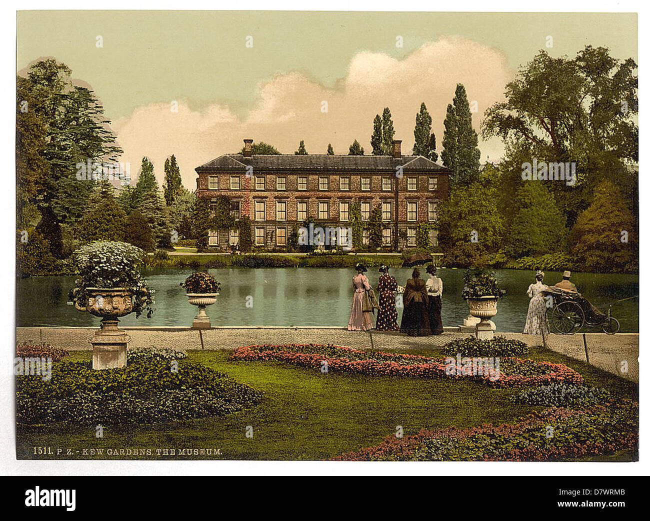 This photograph from the Library of Congress captures Kew Gardens, a ...