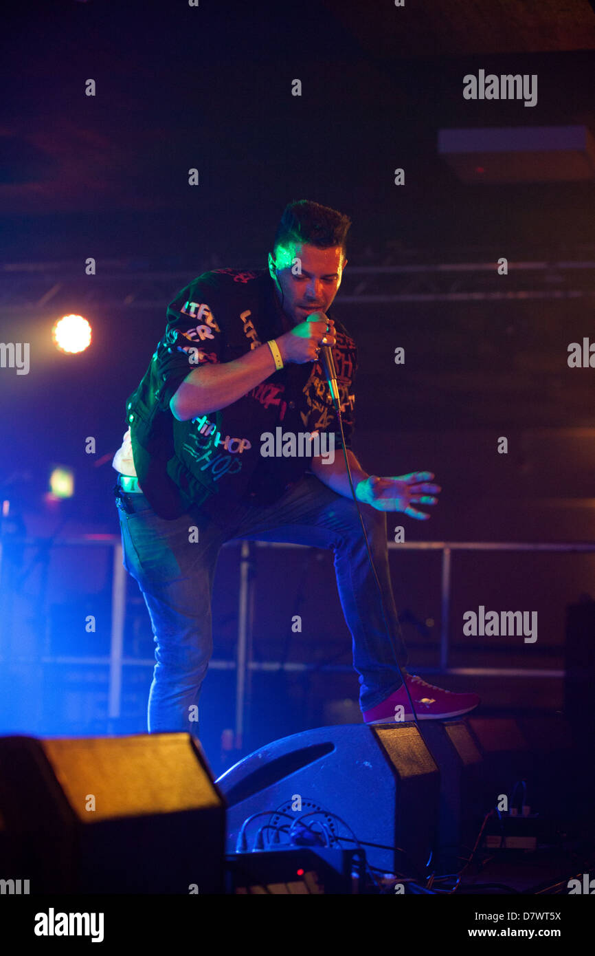 Doseone, (rapper, producer, poet and artist) performing at All Tomorrow ...