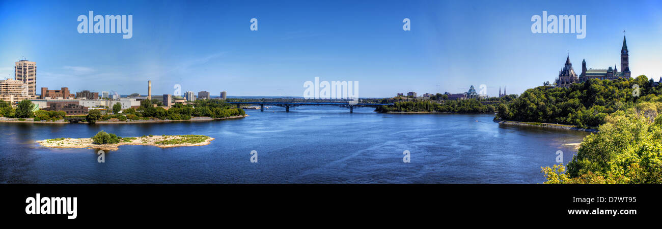 Ottawa parliament hill panorama hi-res stock photography and images - Alamy