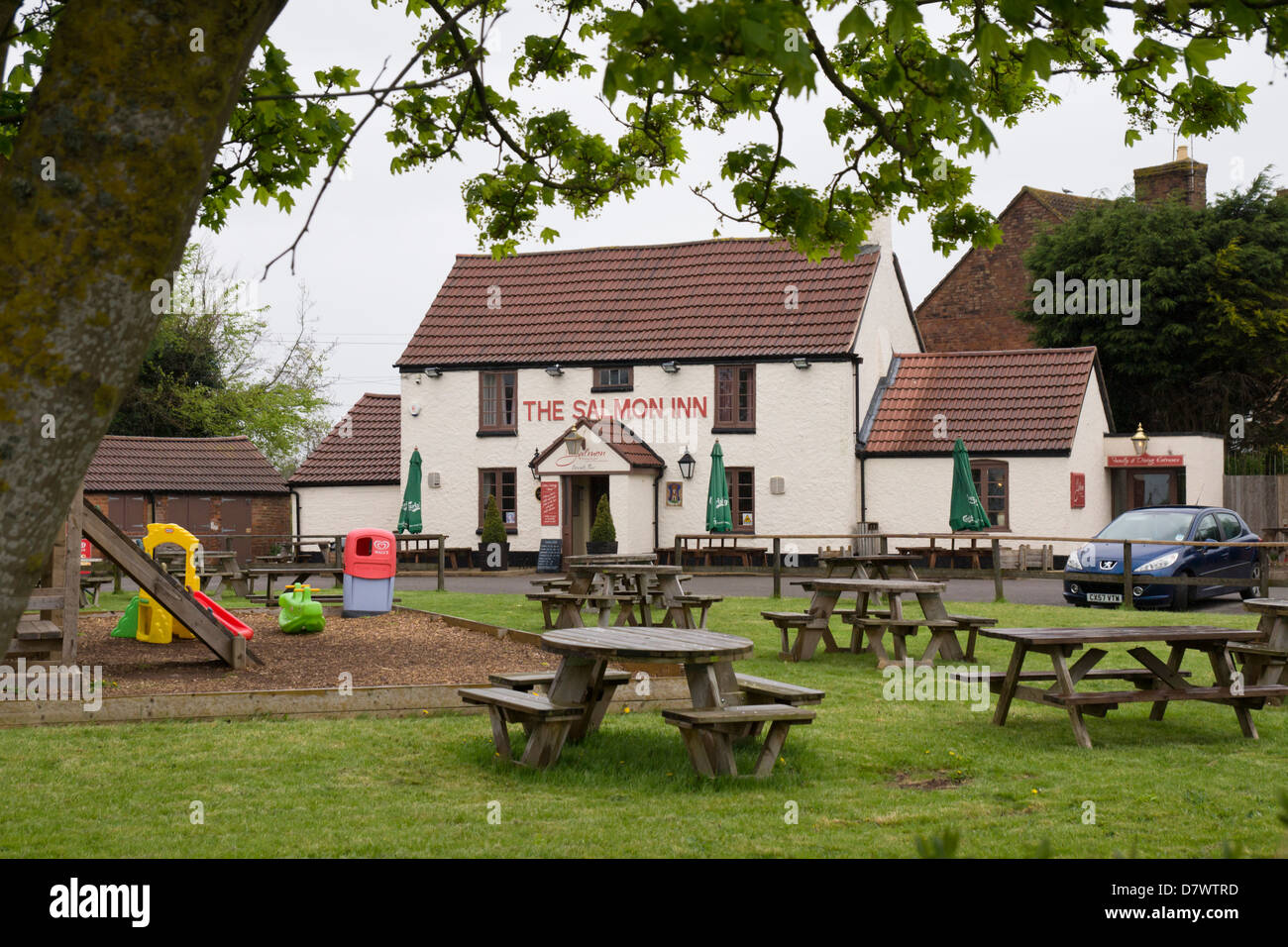 The Salmon Inn Wanswell Berkeley Gloucesterhire England Stock Photo - Alamy