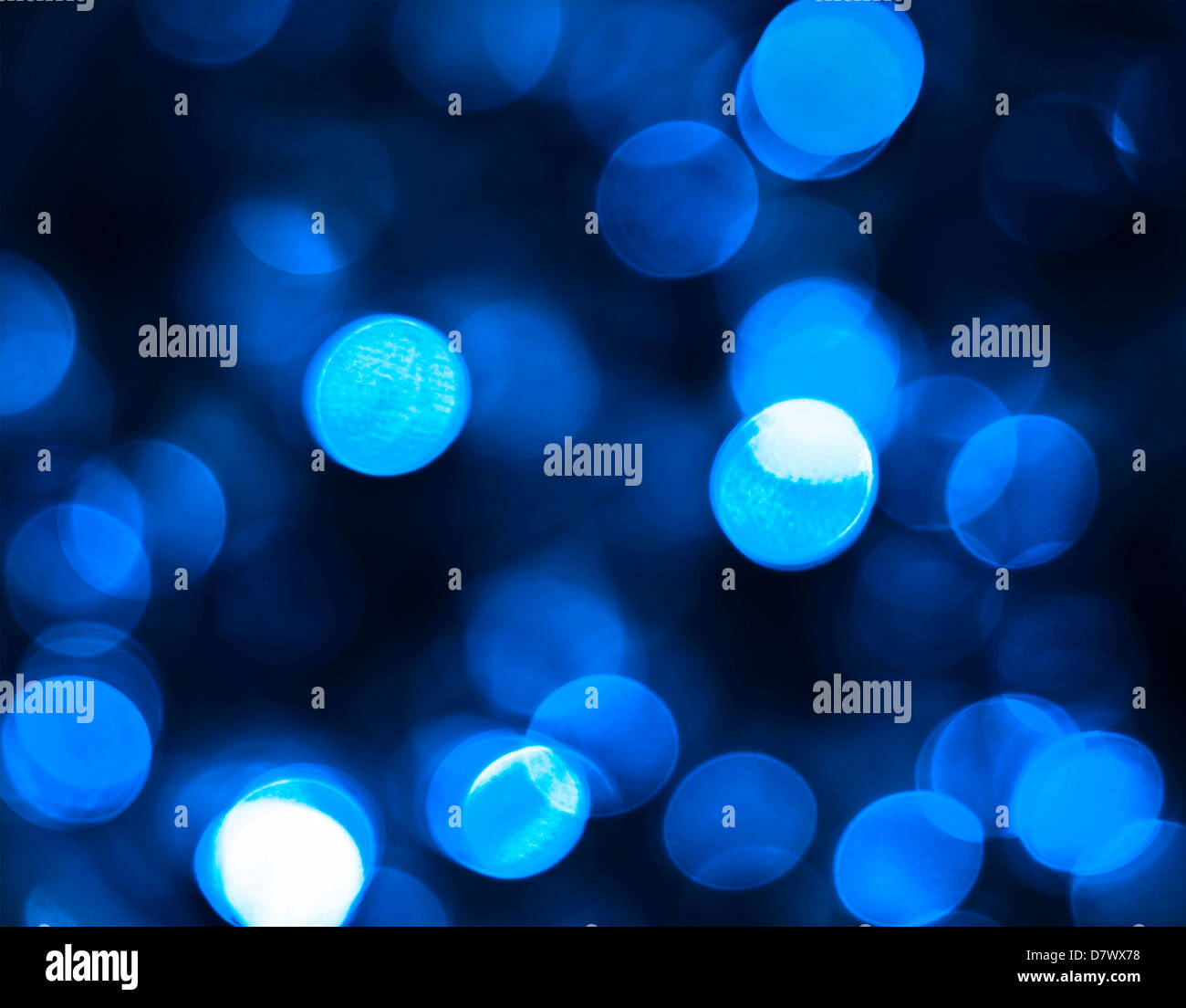 bokeh blue blurry lights Stock Photo - Alamy