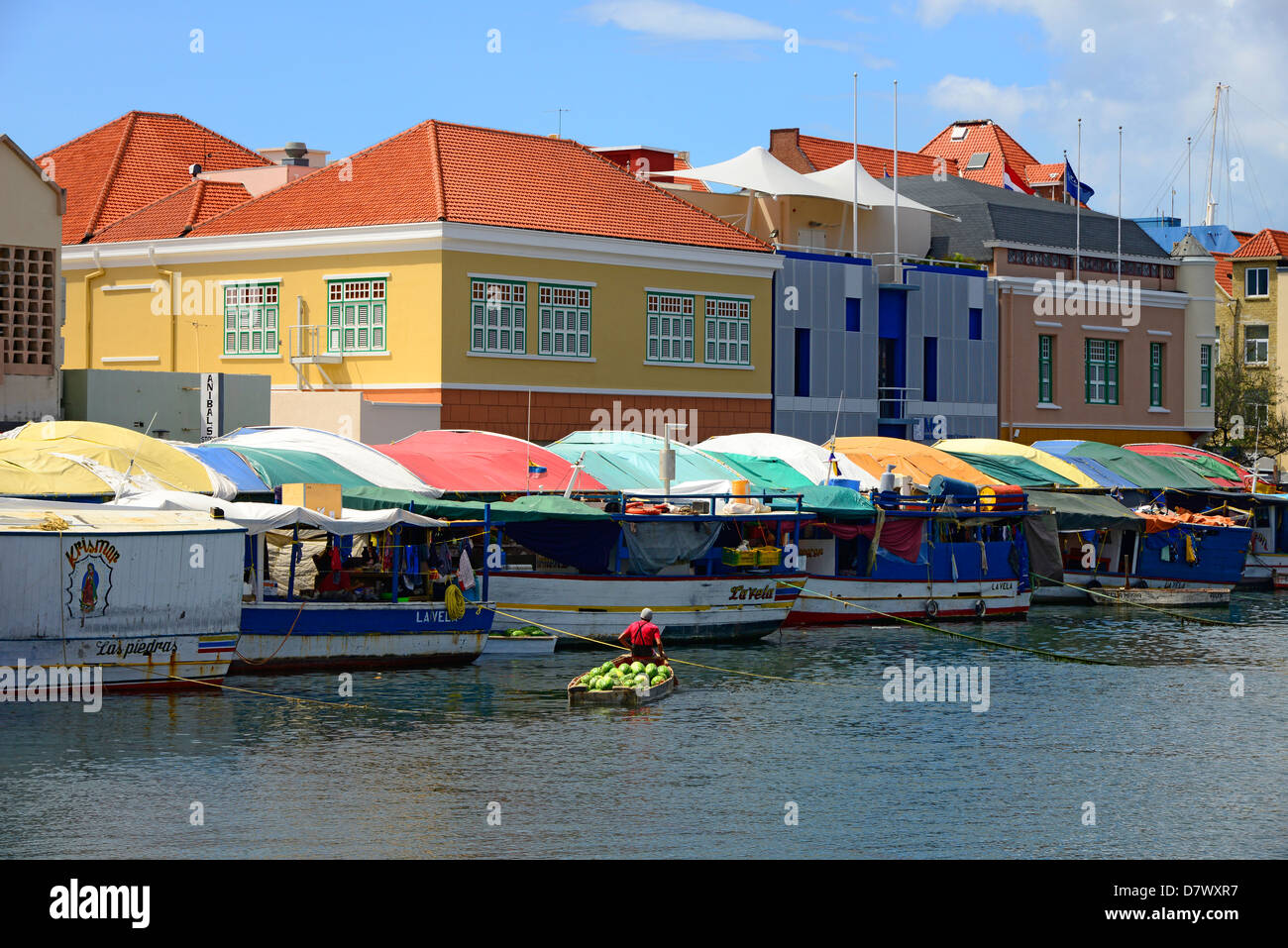 Floating Market Willemstad Curacao Curaҫao Dutch Caribbean Island ...