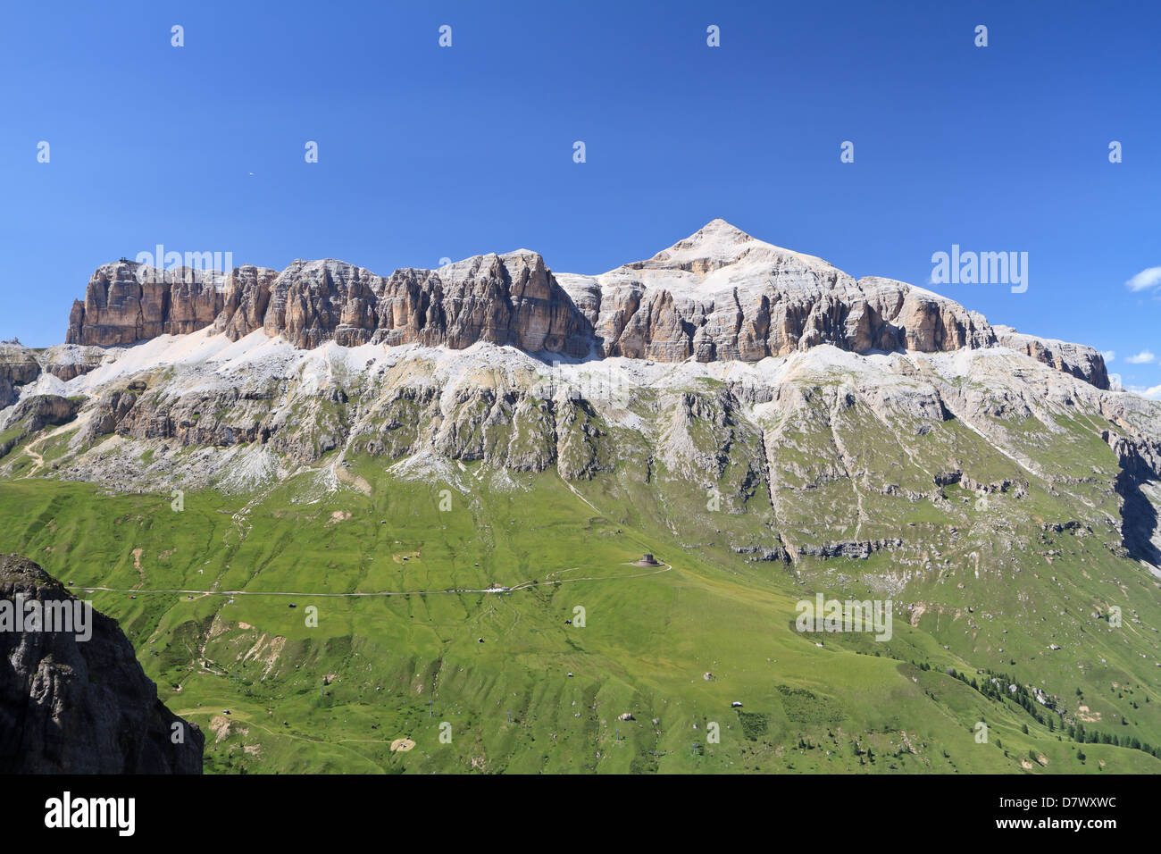 Dolomites - Sella mountain Stock Photo - Alamy