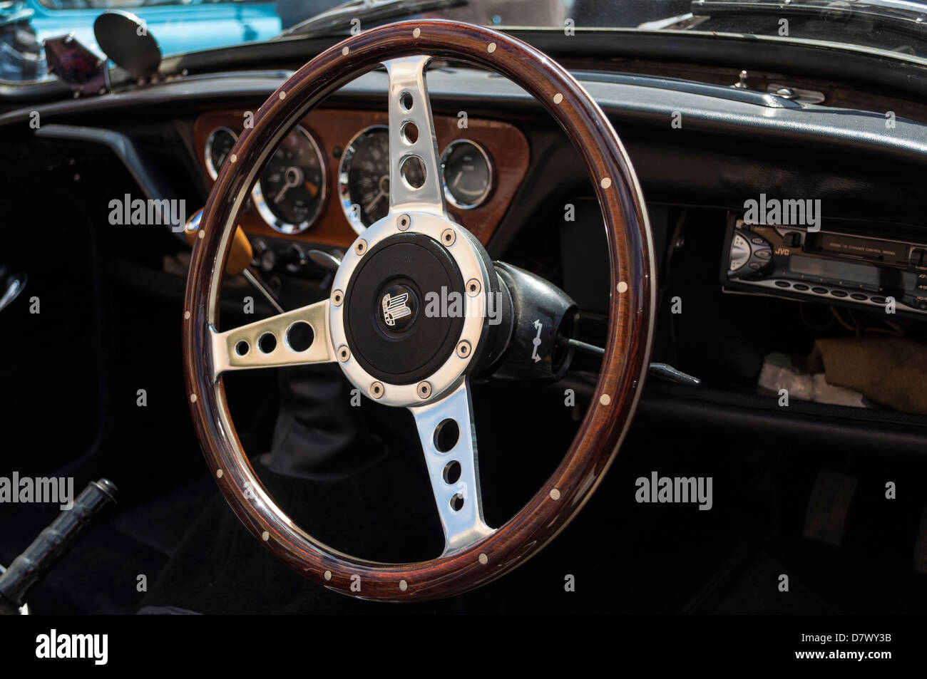 Triumph Spitfire in Car Show Stock Photo - Alamy