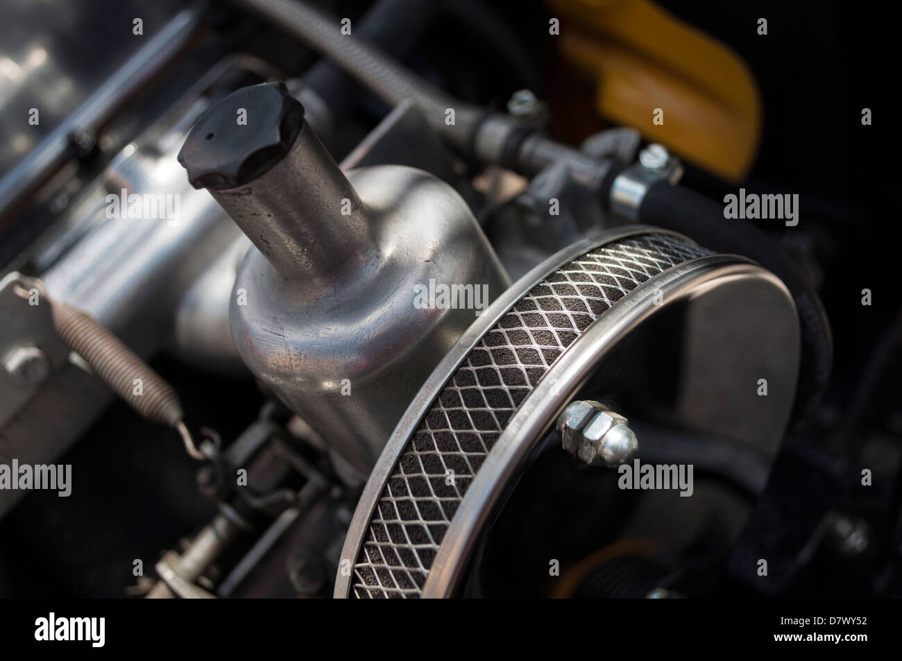 Triumph Spitfire in Car Show Stock Photo - Alamy