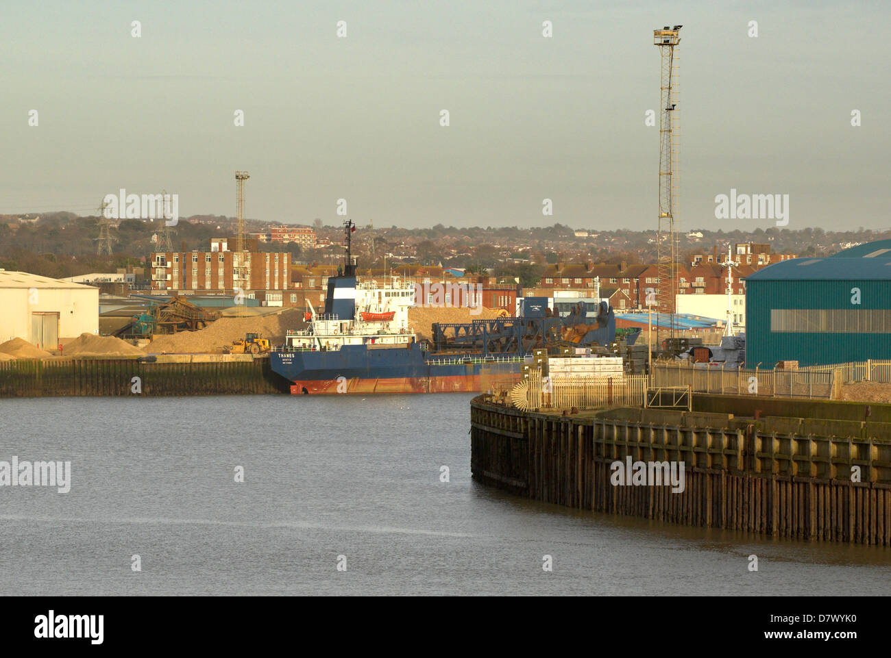 Part of Shoreham Port - Shoreham-by-Sea, West Sussex, England, UK Stock ...