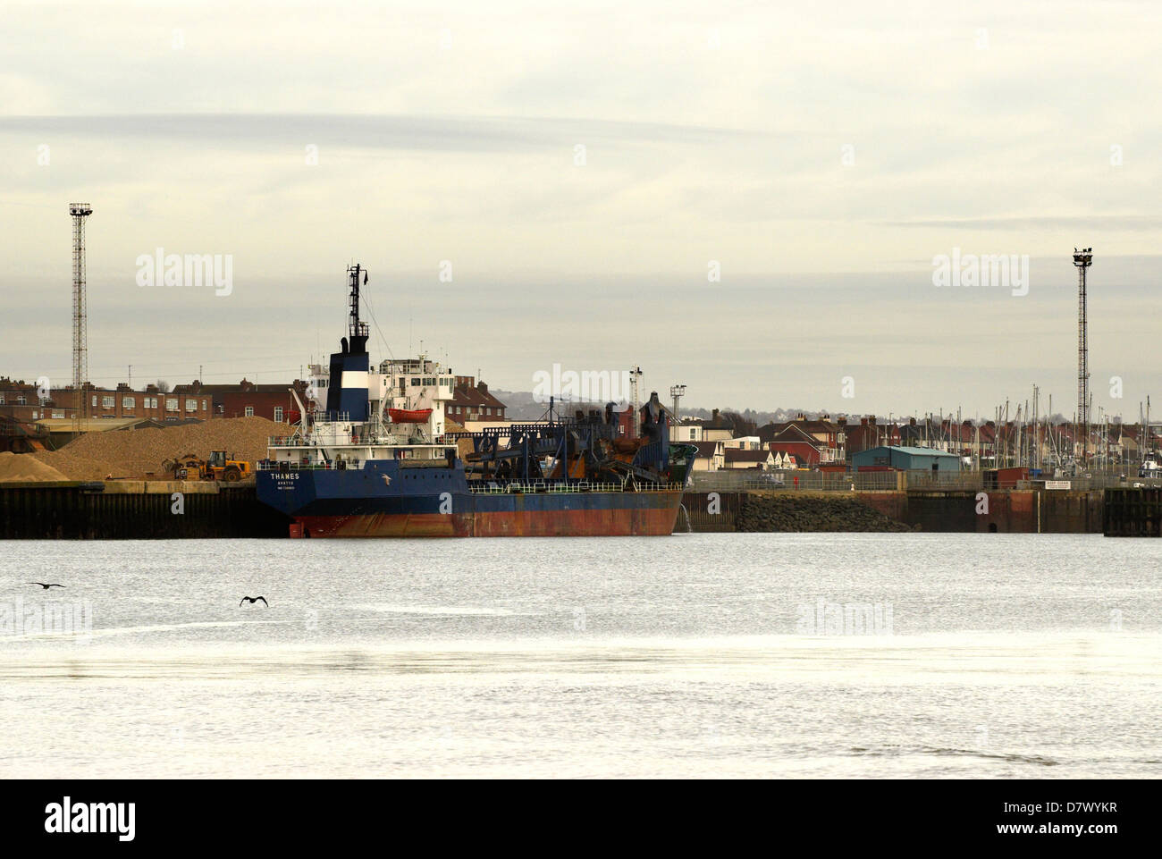 Part of Shoreham Port - Shoreham-by-Sea, West Sussex, England, UK Stock ...