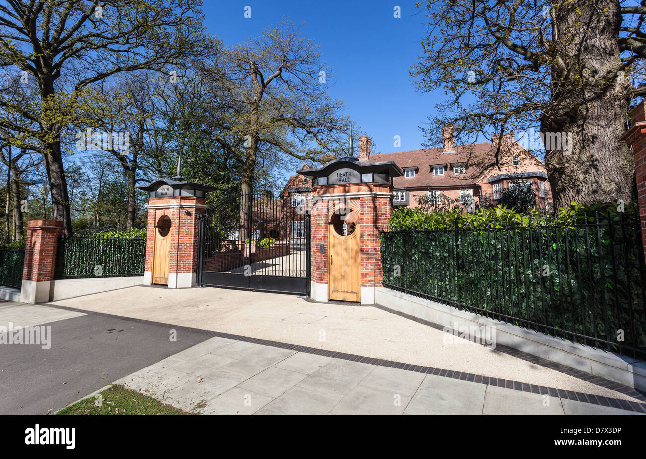 Heath Hall on The Bishops Avenue, London N2, England, UK Stock Photo ...