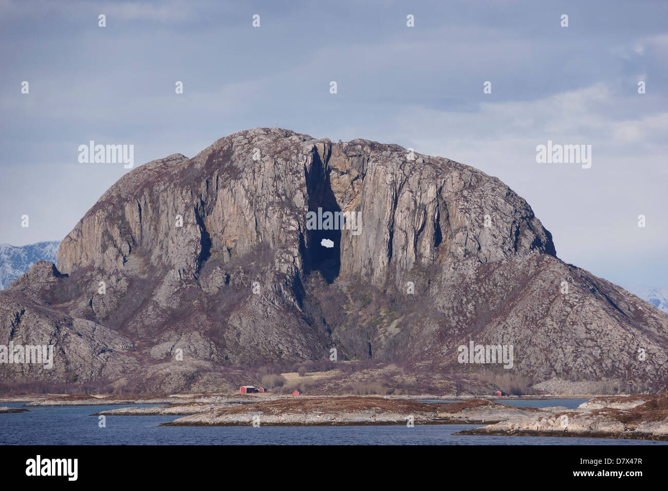 Torghatten off the coast of Norway Stock Photo - Alamy