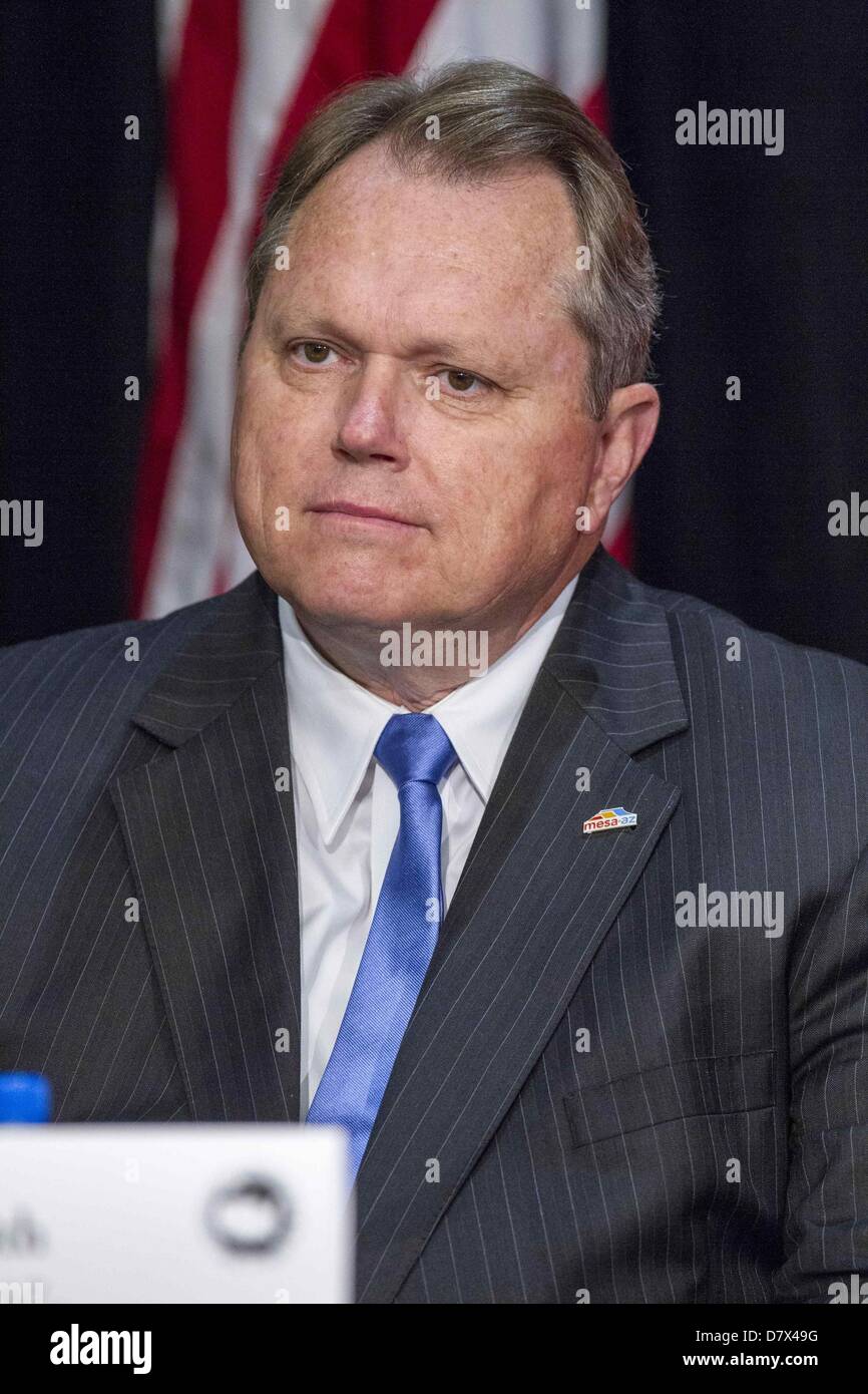 Los Angeles, California, U.S. May 14, 2013. Mayor of Mesa, Arizona ...