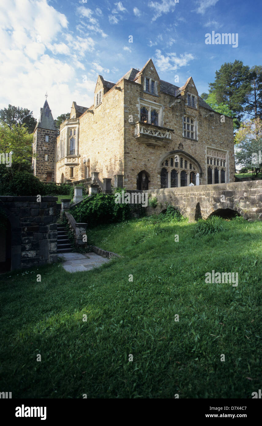 Australia, Victoria, Melbourne, Eltham, Montsalvat historic house Stock ...